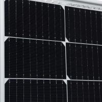 China Low price high efficiency pv module competitive price tile all black camping mono crystalline solar panel for sale
