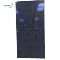 China High efficient mono photovoltaic half cut solar panels solar power module all black 390w solar panel for sale