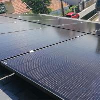 China High efficient mono photovoltaic half cut solar panels solar power module all black 390w solar panel for sale