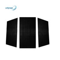 China Best selling products various types 385w photovoltaic flexible all black shingled china solar panels for sale