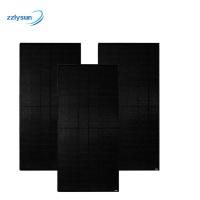 China Best selling cheap price 410W 415W mono 400 watt crystalline photovoltaic full black flexible solar panel for sale