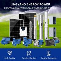 China Deep well Solar pump 200W  500W 750W for deep well dc submersible solar water pump system for irrigation for sale