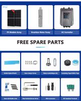 China Hot Sales Solar Pump 3 Inches Borehole DC Submersible Solar Water Pump System for Farm Agriculture Irrigation for sale