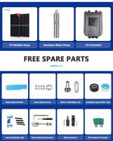 China Hot selling dc brushless motor deep well submersible borehole system solar water pump for garden for sale