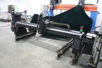 China Black Gantry CNC Profile Cutting Machine 12000mm Oxy Profile Cutter for sale