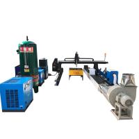 China Blue 3000W CNC Pipe Cutting Machine SNR Cnc Square Tube Cutter for sale