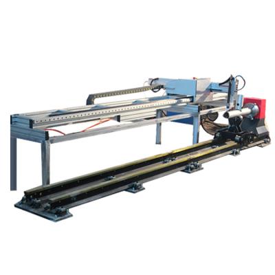 China 700W CNC Pipe Cutting Machine Plasma Iron Tube Cutter 3000mm 6000mm for sale