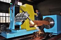 China SNR-XG4 CNC Pipe Beveling Machine Dia 600mm 5 Axis Plasma Cutter for sale