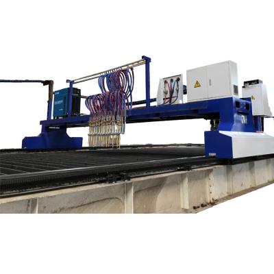 China 10.4 Inch CNC Multi Torch Gas Cutting Machine F2300B 3000x6000mm Flame Weld Plasma Cutter for sale