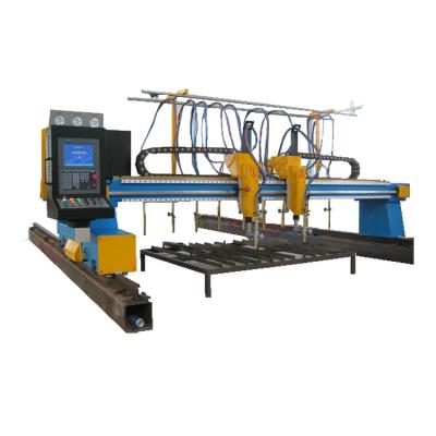 China 2X6m CNC Gas Oxyfuel Flame Plasma Cutting Table Gantry Type Welded for sale