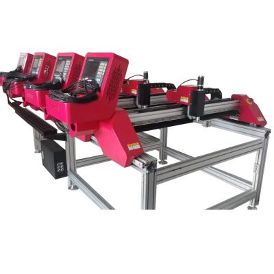 China Cnc Dual Motor Ms Plate Cutting Machine With High Speed Small Plasma Cutting Table for sale