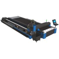 China 1500W 3000W Fiber Laser Cutting Machine 6000mm x 1500mm Metal Sheet Tube Cutter for sale
