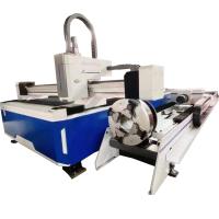 China Carbon Steel CNC Fiber Laser Sheet and Tube Cutting Machine 6000x1500mm Servo Motor for sale
