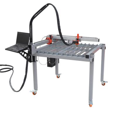 China 220V Small CNC Plasma Cutting Table 666x666mm for 1-10mm Metal Steel for sale
