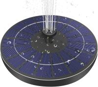 China Solar Water Fountain Pump 3W for Pond Fish Tank with 6 Nozzles 60cm Spray Height for sale