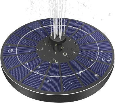 China Solar Water Fountain Pump 3W for Pond Fish Tank with 6 Nozzles 60cm Spray Height for sale