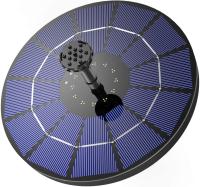 China 3W Solar Water Floating Fountain Pump 7V 100cm Lift for Outdoor Pond Garden for sale