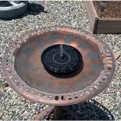 China 3W Solar Panel Fountain Water Pump for Birdbath 18cm Diameter 70cm Spray Height for sale