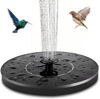 China 3W Solar Water Fountain Pump 7V 100cm Lift for Bird Bath Garden Pond Aquarium for sale