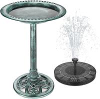 China 3W Solar Water Fountain Pump 7V 100cm Lift for Bird Bath Garden Pond Aquarium for sale