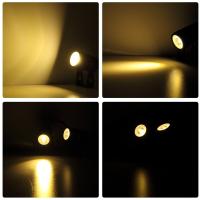China Outdoor Solar Spotlights Set of 2 5W 2000mAh IP65 Waterproof Landscape Lighting for sale