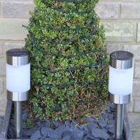 China Solar Powered Post Lights For Outdoors Lamp Diameter 90mm Super High Value for sale