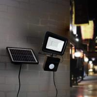 China 1000lumens 10W Led Solar Security Light With Motion Detector for sale