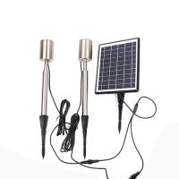 China IP65 200lm Outdoor Solar Landscape Spotlights White 5500K-6500K 5W Panel 4000mAh for sale