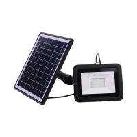 China Dimmable Solar LED Security Flood Light IP65 Slim Lamp Wireless Solar Flood Lights for sale
