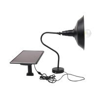 China Gooseneck Solar Wall Light 200 Lumens IP44 Outdoor LED Barn Light with 5V 5W Panel for sale