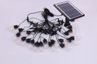 China 20 Bulbs 3000K Warm White Solar Fairy Lights IP55 Outdoor Edison Bulb Patio String Lights for sale