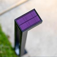 China Solar Bollard Light 600mm Aluminum IP65 50 Lumens Auto On Off for Garden Pathway for sale