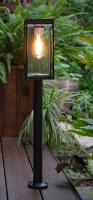 China Solar Powered LED Pathway Bollard Light 80cm IP65 Aluminum Outdoor Garden Lamp for sale