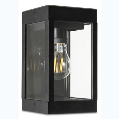 China Traditional Solar Garden Wall Lights 5V 2W Black Outdoor Solar Lanterns for sale