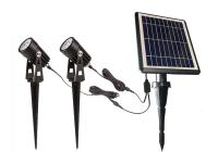 China Low Voltage Solar Landscape Spotlights 5W Outdoor IP65 Waterproof 200lm 45 Degree Beam Angle for sale