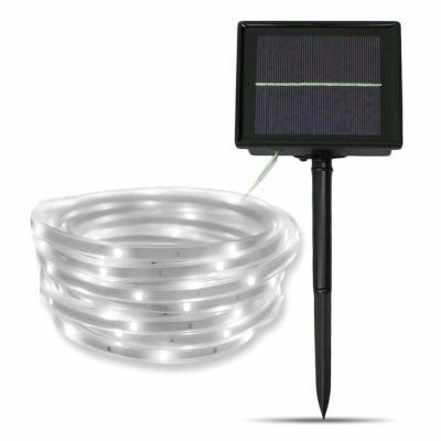 China Waterproof Solar LED Strip Lights 2V 100mA IP67 Flexible Cold White 100LED for sale