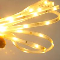 China 2m IP44 Solar String Lights Outdoor Waterproof with Self Adhesive Tape Warm White for sale