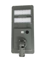 China Integrated Solar LED Street Light 120W IP65 Waterproof Dusk to Dawn 45W Solar Panel for sale