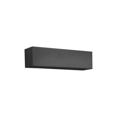 China Solar Garden Wall Light 4W 100 Lumen Anthracite Grey Outdoor LED Lamp for sale