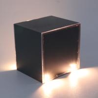 China Solar Powered Up Down Outdoor Wall Light 3.2V 15 Lumen Warm White 3000K Modern Design for sale