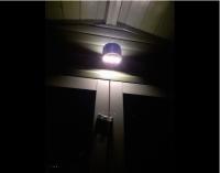 China Black Aluminum Solar Wall Sconce Up Down Light IP65 Outdoor Patio 15 Lumens for sale