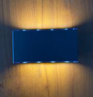 China Solar Outdoor Anthracite Grey Up and Down Light IP65 100 Lumens 5V 1.3W for sale