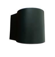 China Solar Powered LED Up Down Wall Light Black Finish 3.2V Rechargeable IP65 100 Lumen for sale