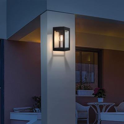 China Glass Panel Wall Mounted Solar Lanterns 3000K IP54 4W Outdoor Warm White Lights for sale