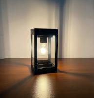 China Glass Panel Wall Mounted Solar Lanterns 3000K IP54 4W Outdoor Warm White Lights for sale