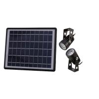 China Solar Powered Outside Wall Lights 5W 50 Lumens Dusk to Dawn Metal IP65 for sale