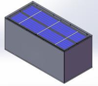 China Square Outside Solar Up Down Wall Lights 4W Integrated IP65 SMD 2835 for sale