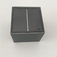China 3000K Black Up Down LED Wall Light Solar Powered 15 Lumens Outdoor Sconce for sale