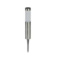 China Stainless Steel Solar Bollard Light 2V 300mA Auto On Off Outdoor Pathway Lamp for sale