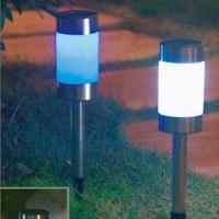 China Weatherproof Solar Lawn Lights 1.2V 1200mAh Stainless Steel Landscape Path Lights for sale
